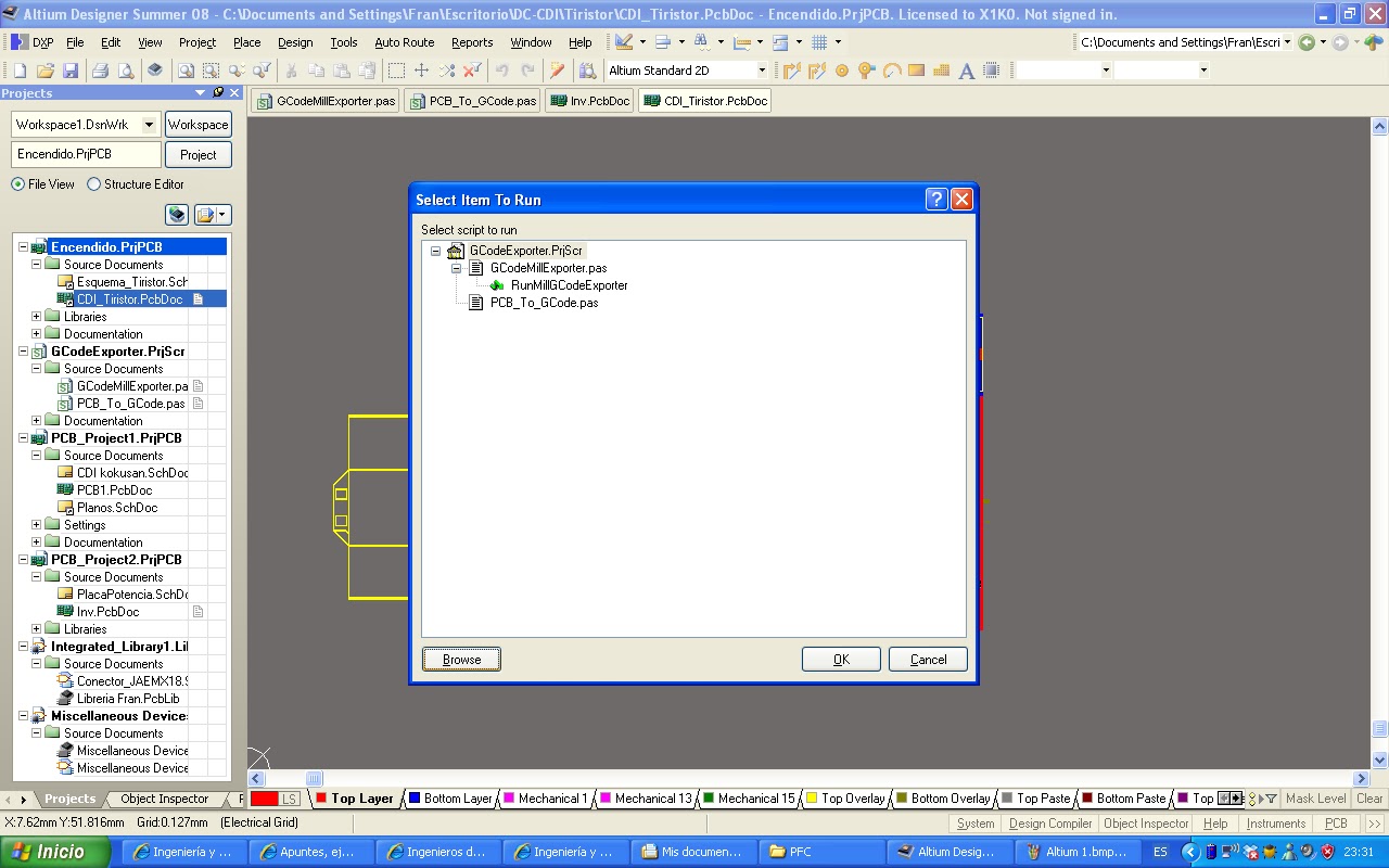 Ingeniería y Automática: Protel DXP (Altium), Scripting y Mecanizado de ...