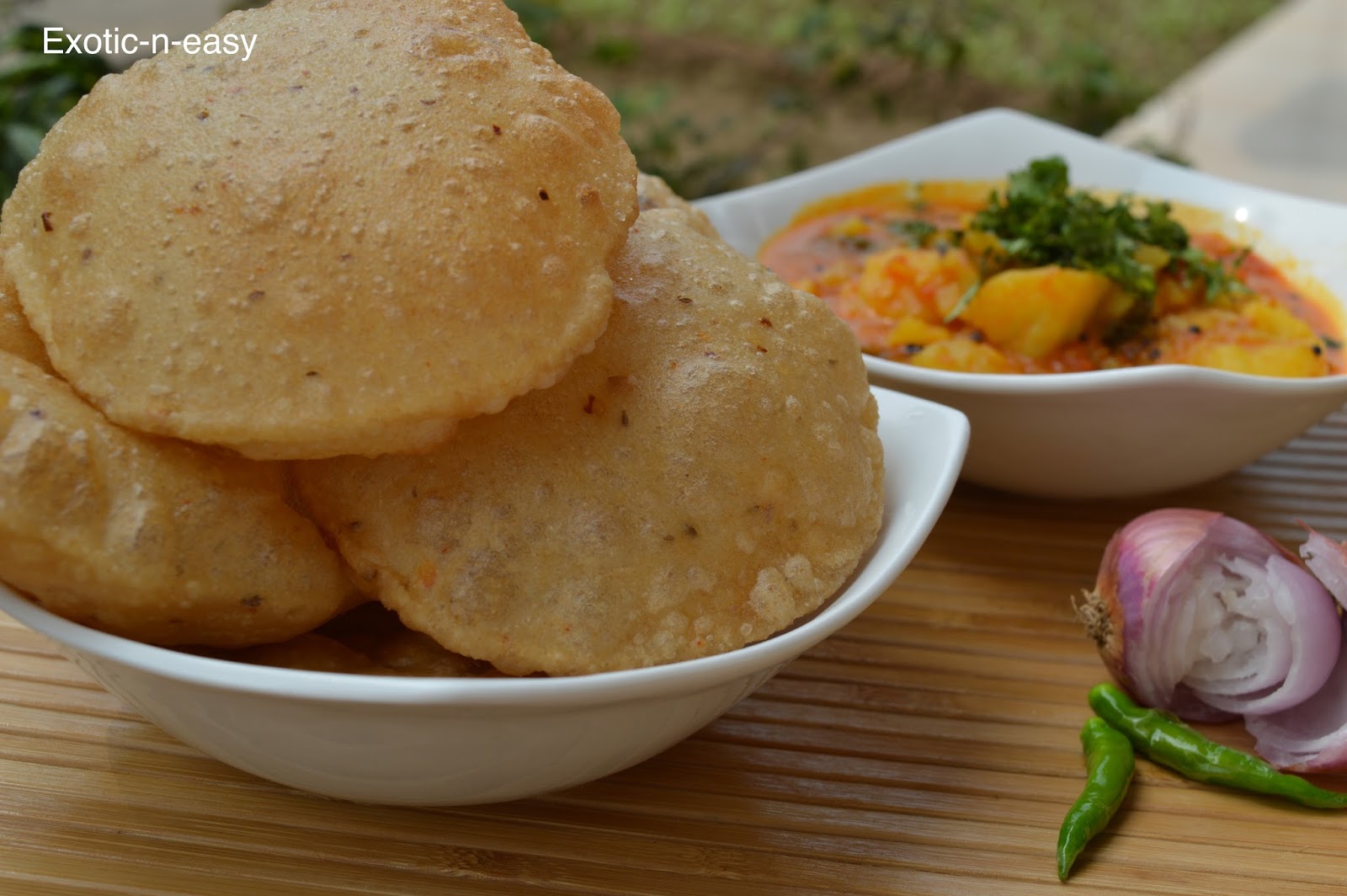 exotic-n-easy cooking: Masala Puri (Spicy Indian Bread)