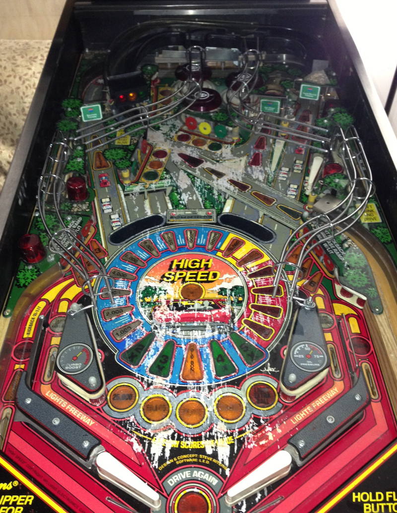 homebrew pinball: high speed project