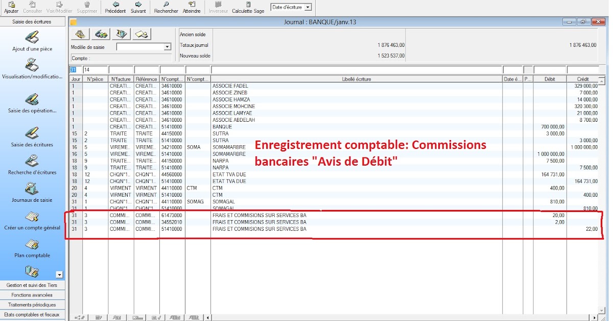 Ecriture Comptable Frais Bancaires – QDGP
