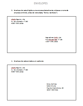 Recursos Humanos - Filipa Perneta: Preencher o envelope - Ficha de ...