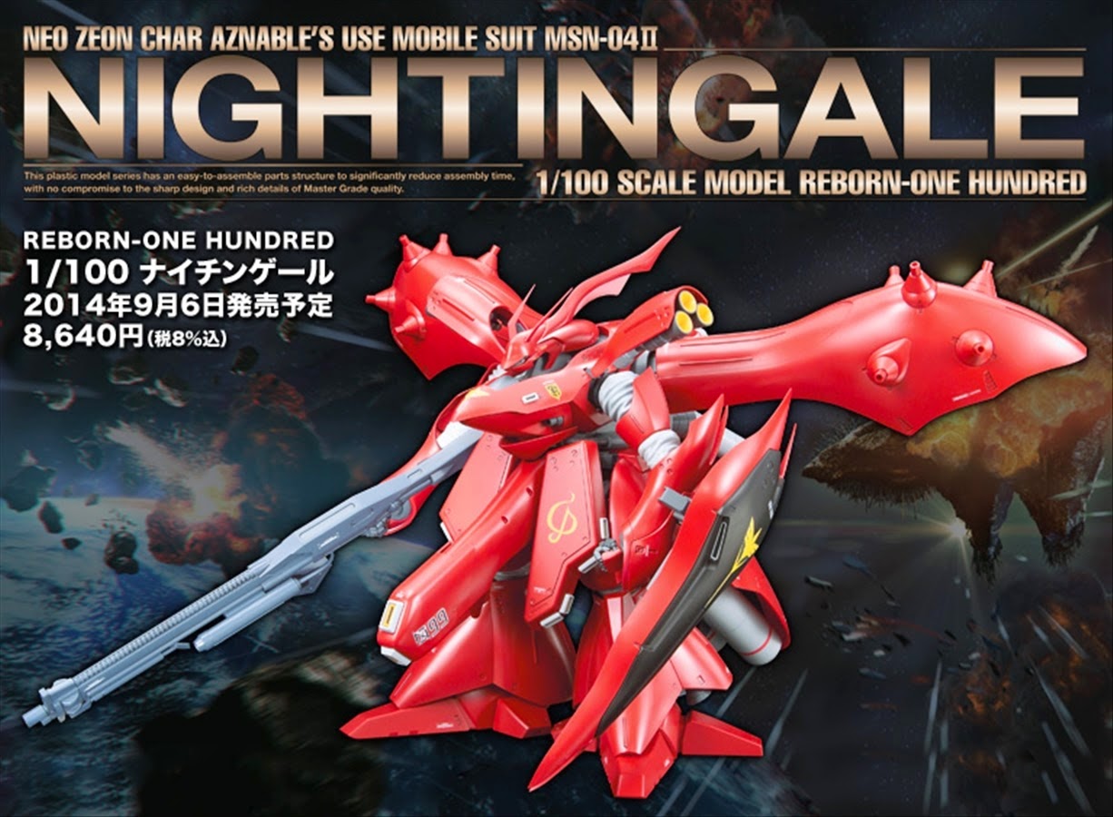 GUNDAM GUY: RE/100 MSN-04 II Nightingale - New Images & Release Info ...
