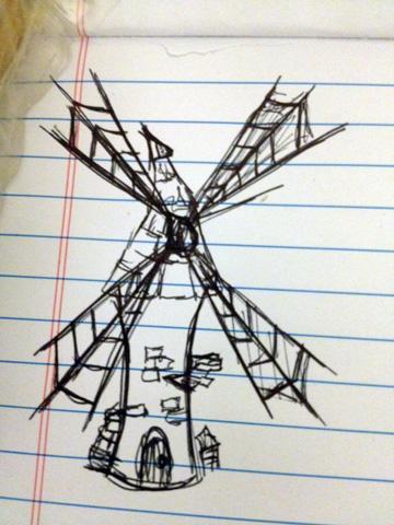 Terrain Wench Productions: Fantasy Windmill