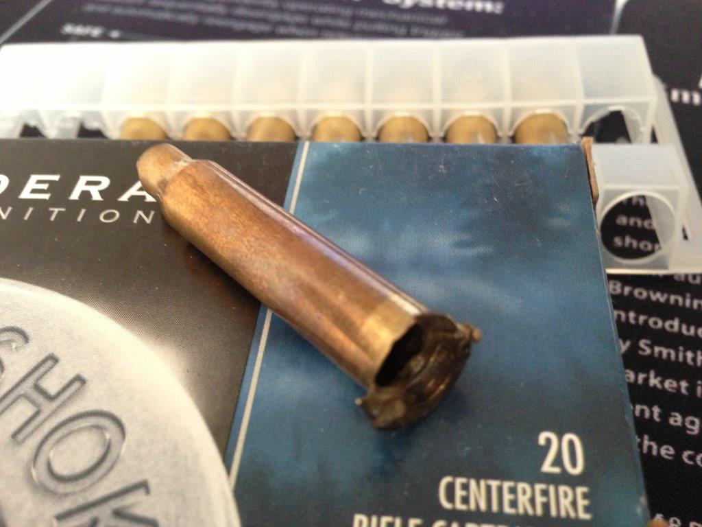 .223 bolt action rifle bolt damage after case head failure