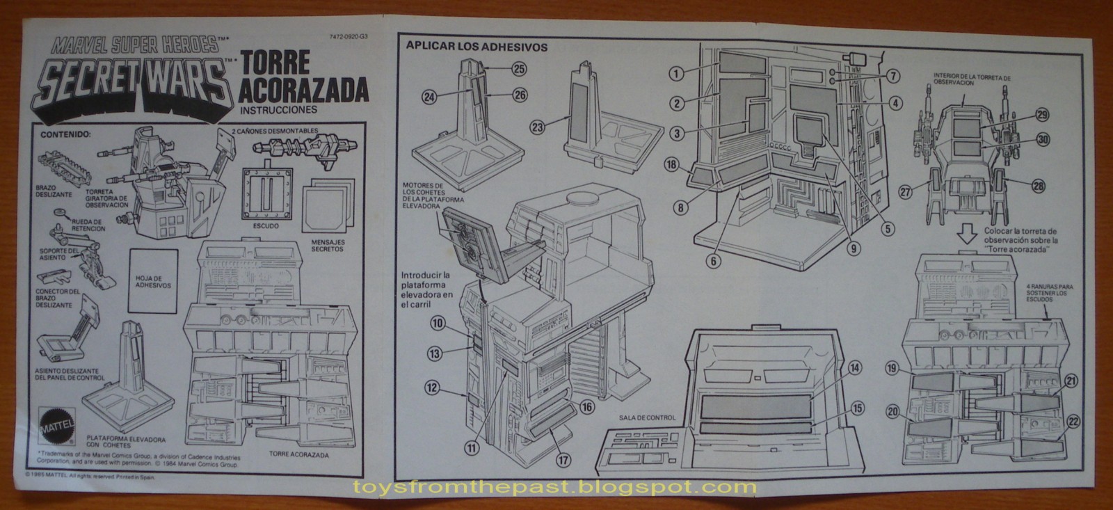 Toys from the Past: #304 SECRET WARS – TOWER OF DOOM (1984)