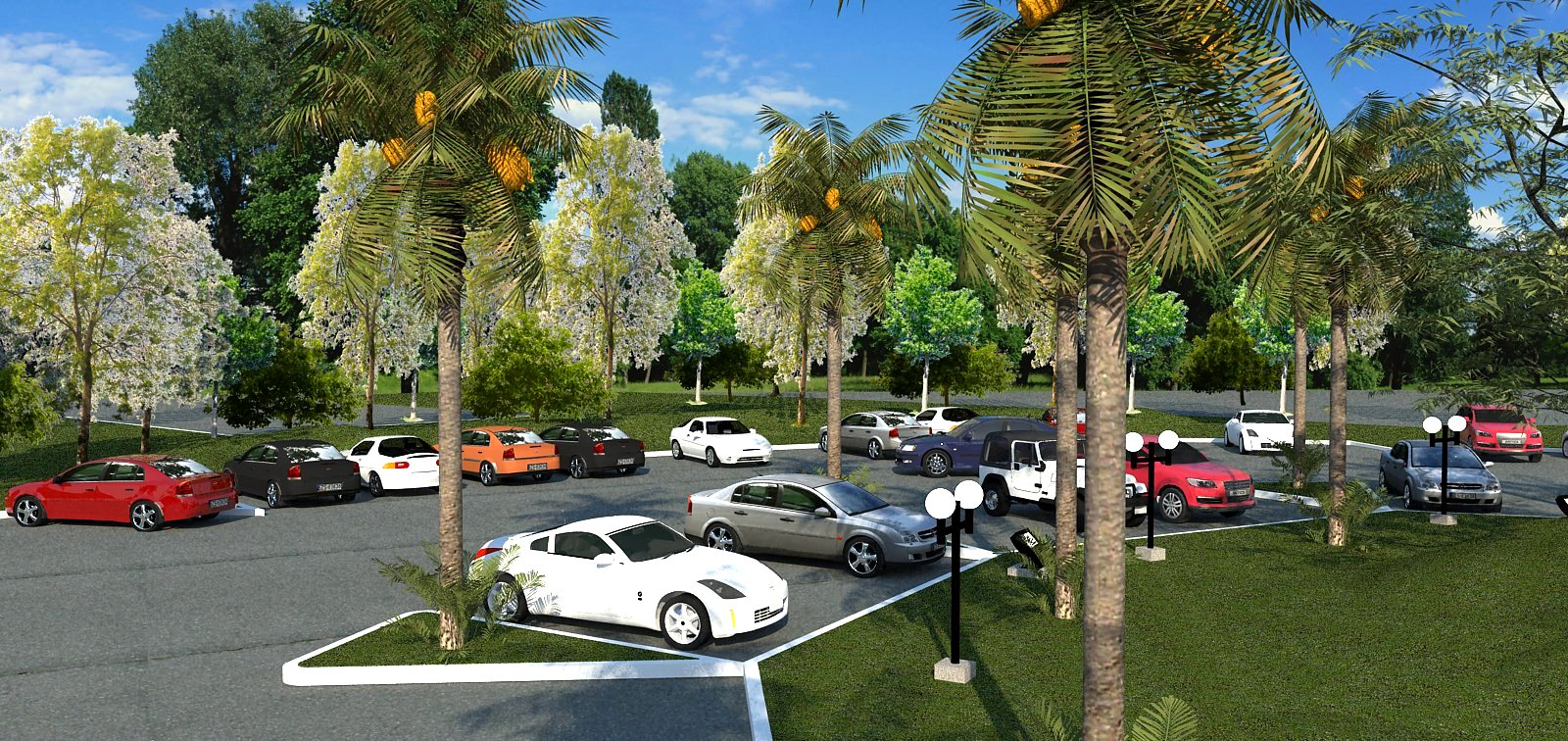 DESIGNS F.C.: Adecuacion parqueos (Country club)