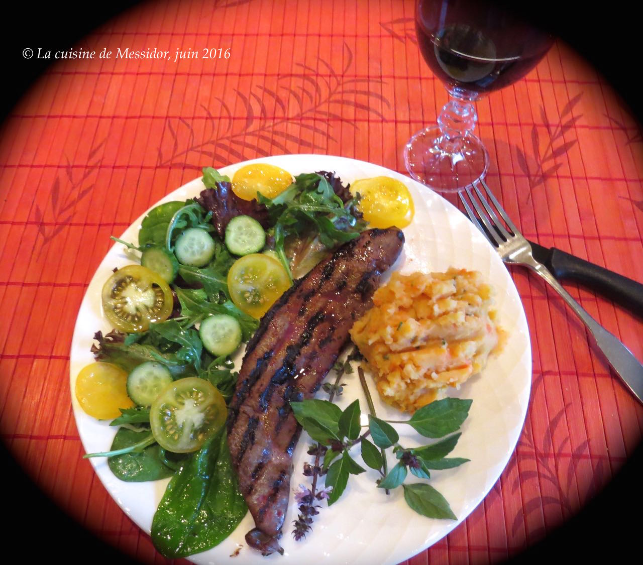 La cuisine de Messidor: Foie de veau grillé sur la cuisinière