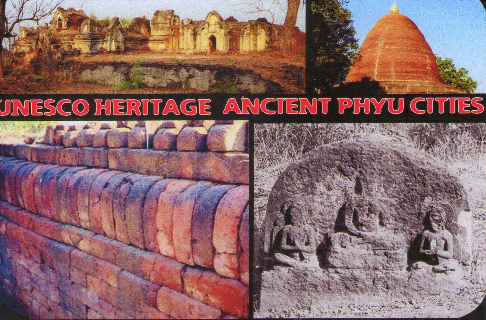 My postcard collection: Myanmar - Pyu Ancient Cities