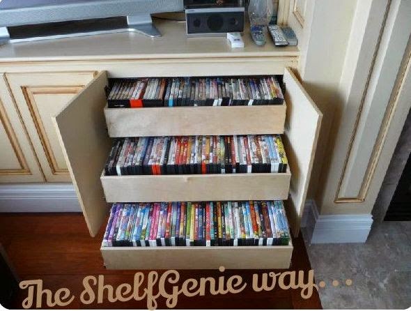 Serenity Now: 10 Ways to Organize DVDs {Organizing Tips and Tricks}