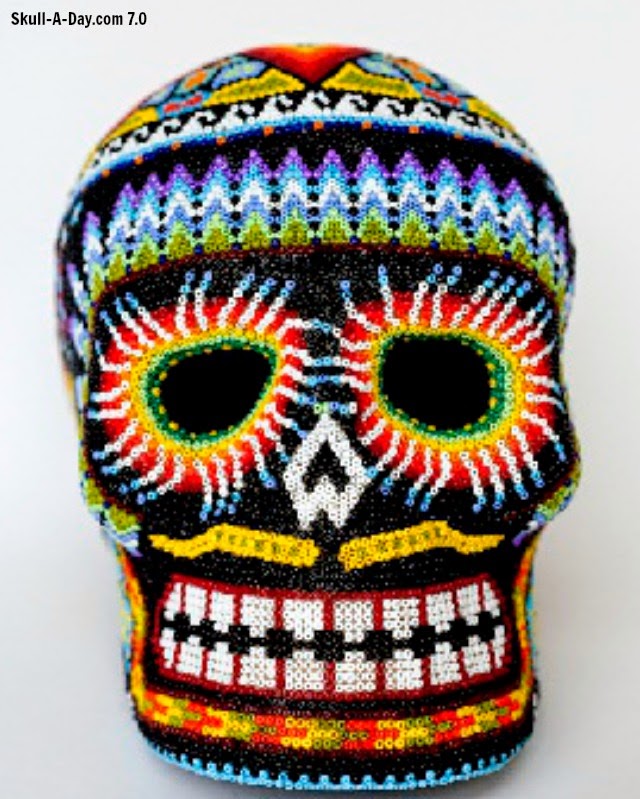 Huichol Skull