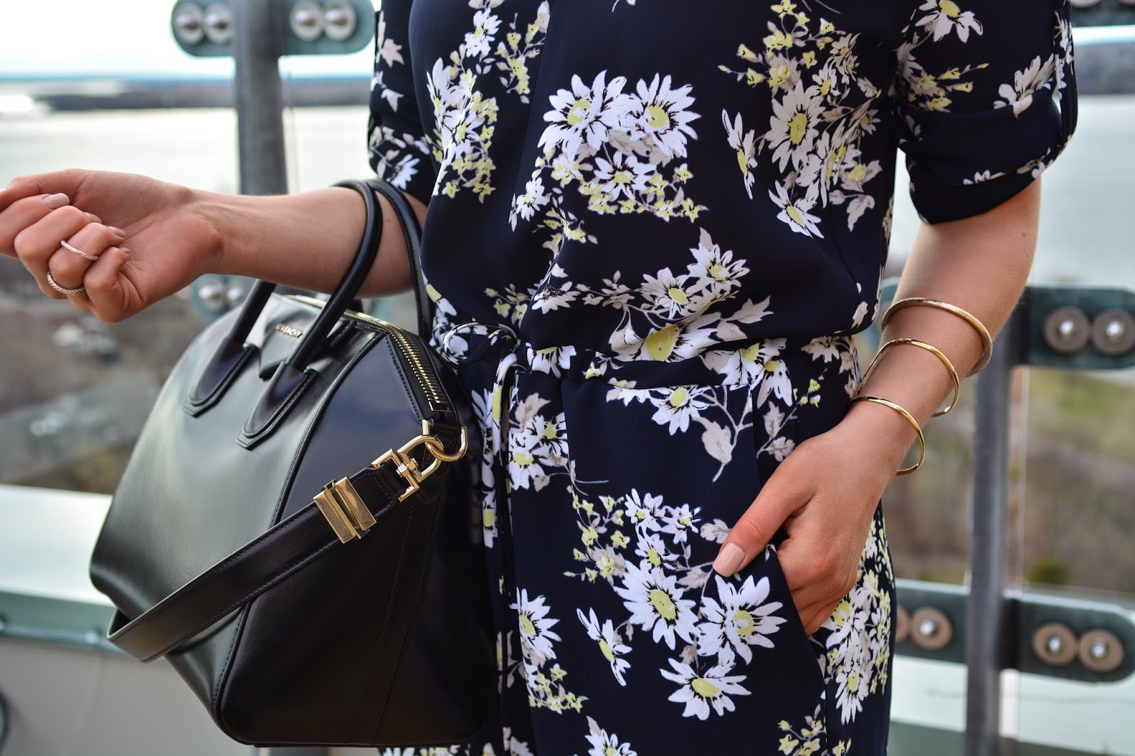 Floral Romper & Givenchy Antigona – Life with A.Co by Amanda L. Conquer