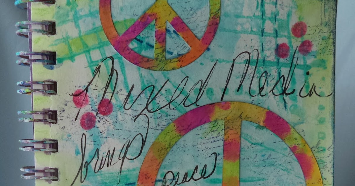 Paper Therapy Ponderings: Journal Page - Peace