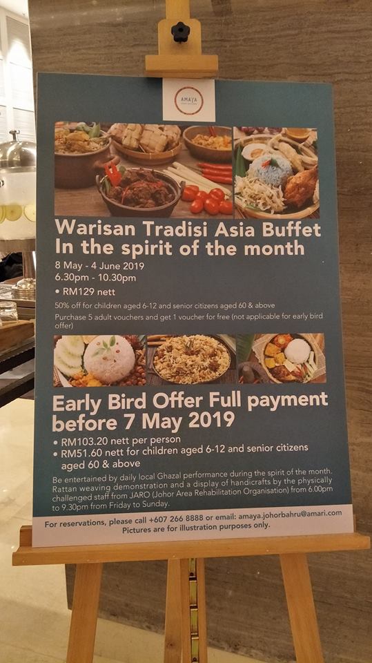 WARISAN TRADISI ASIA BUFFET AT AMAYA FOOD GALLERY, AMARI JOHOR BAHRU