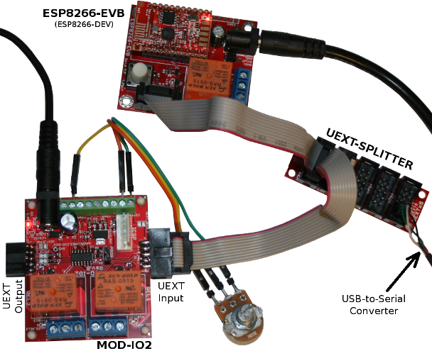 Esp8266 Under Micropython Using Th Mod Io2 Board Uext Connector Mchobby Le Blog