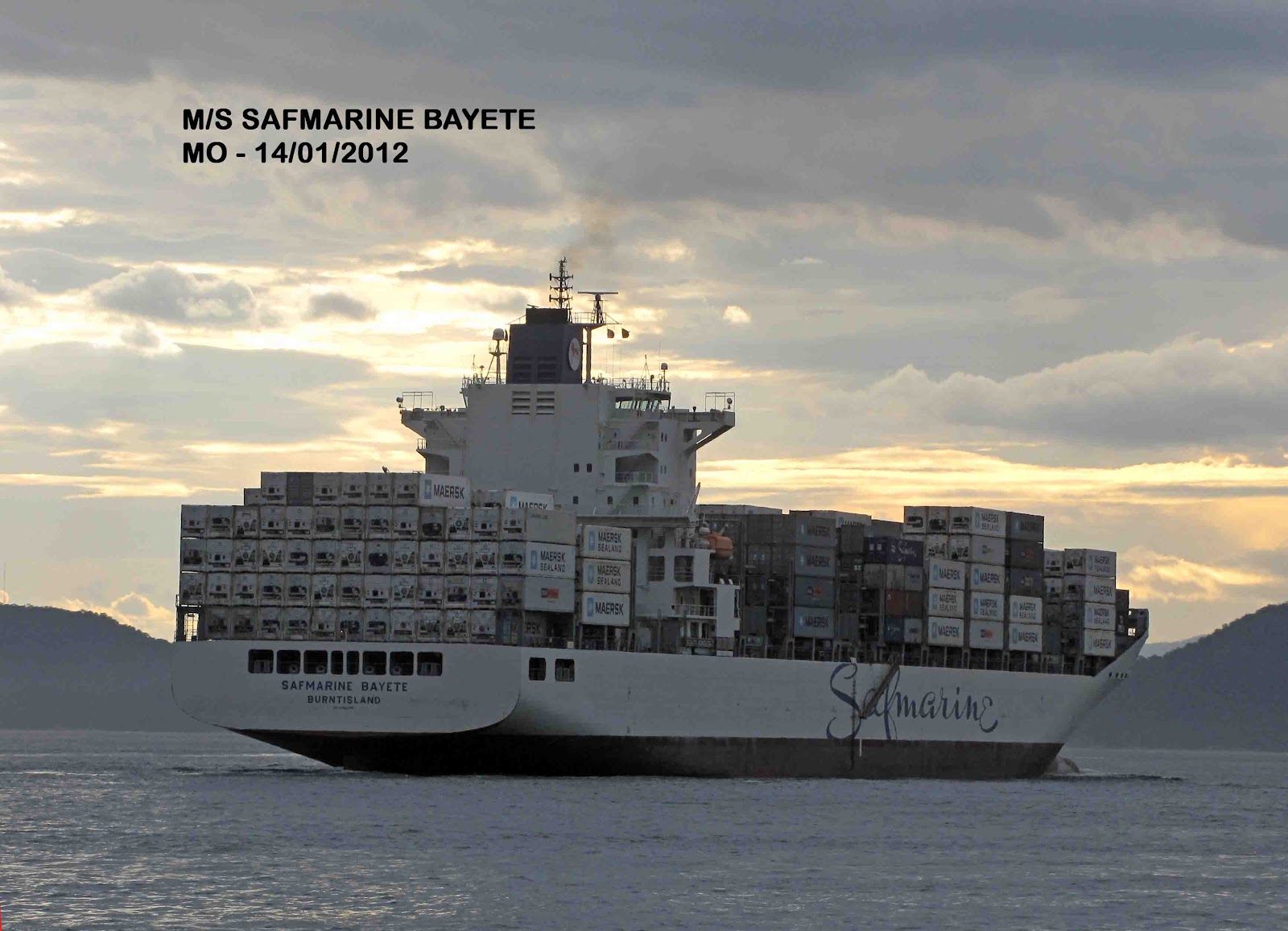 Santos Shiplovers: M/S Safmarine Bayete / 2BLY2 - Beleza da Safmarine ...