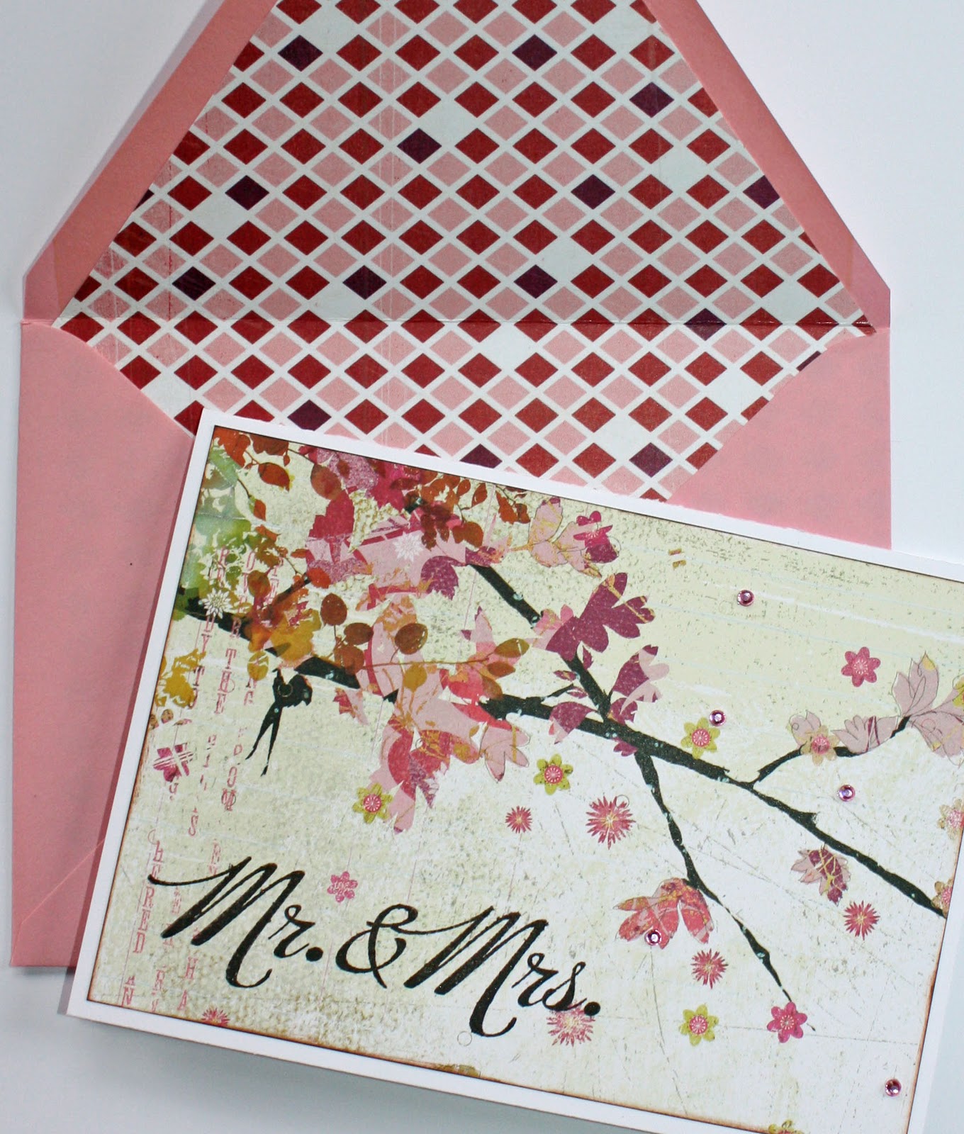 Crafty Paper Girl: Pretty Paper=Easy Card!