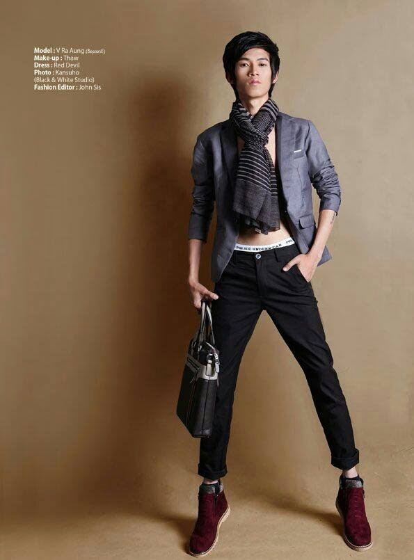 M y a n m a r H u n k s: V Ra Aung @ Essence magazine