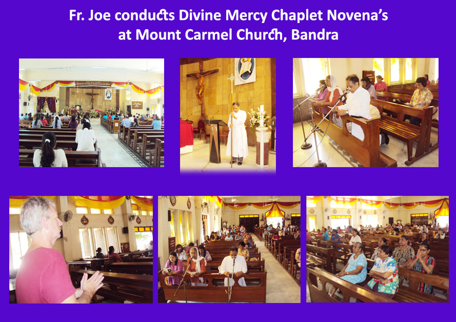 KRIPA FOUNDATION, INDIA: Fr. Joe conducts Divine Mercy Chaplet at Mount ...
