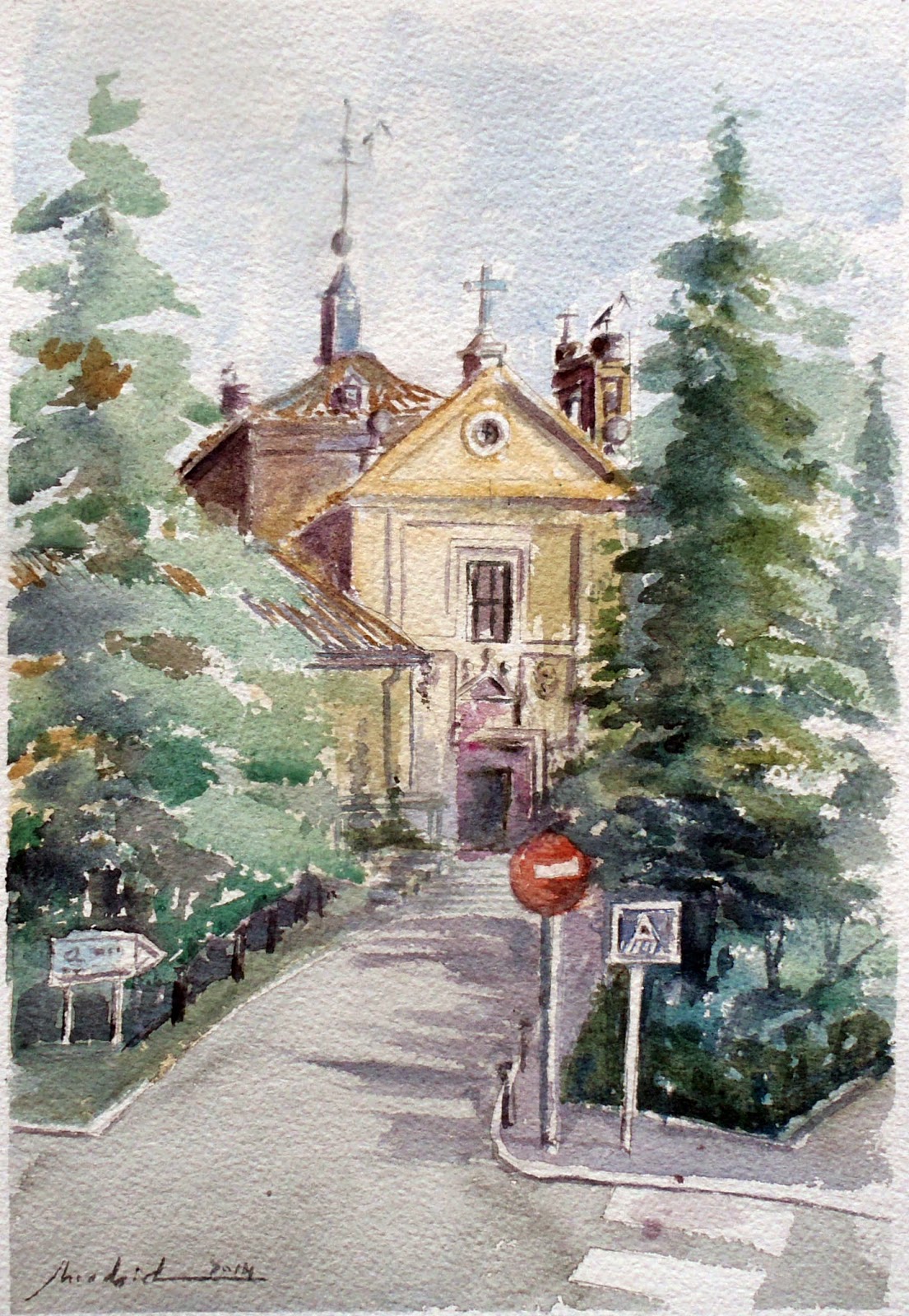 Caja de acuarelas: Boadilla pintoresca