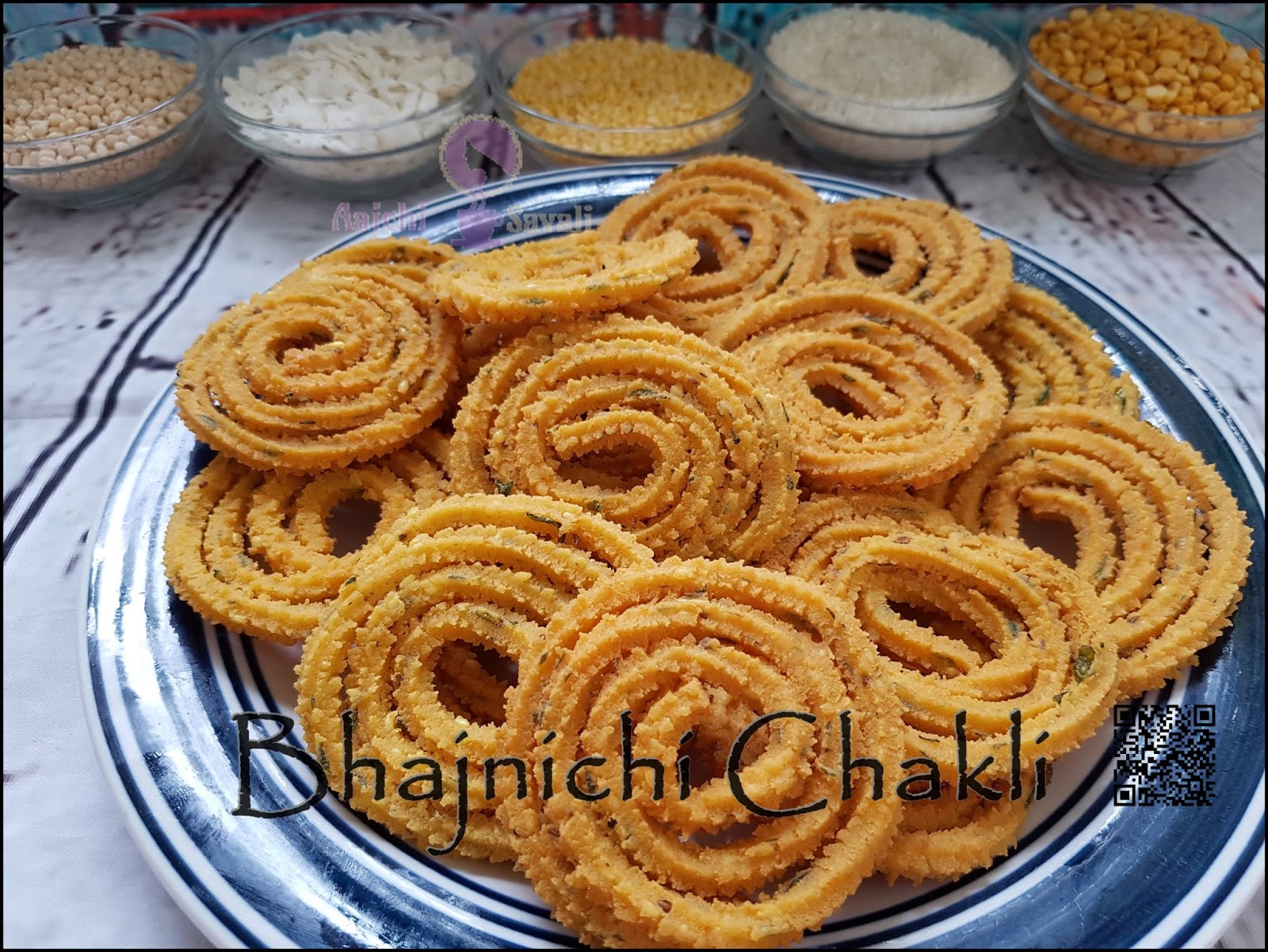 Diwali special recipe: Bhajnichi Chakli / भाजणीची चकली - Aaichi Savali