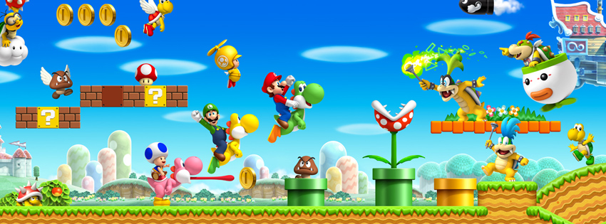 Nintendo Facebook Timeline Covers: Super Mario Themed Facebook Timeline ...