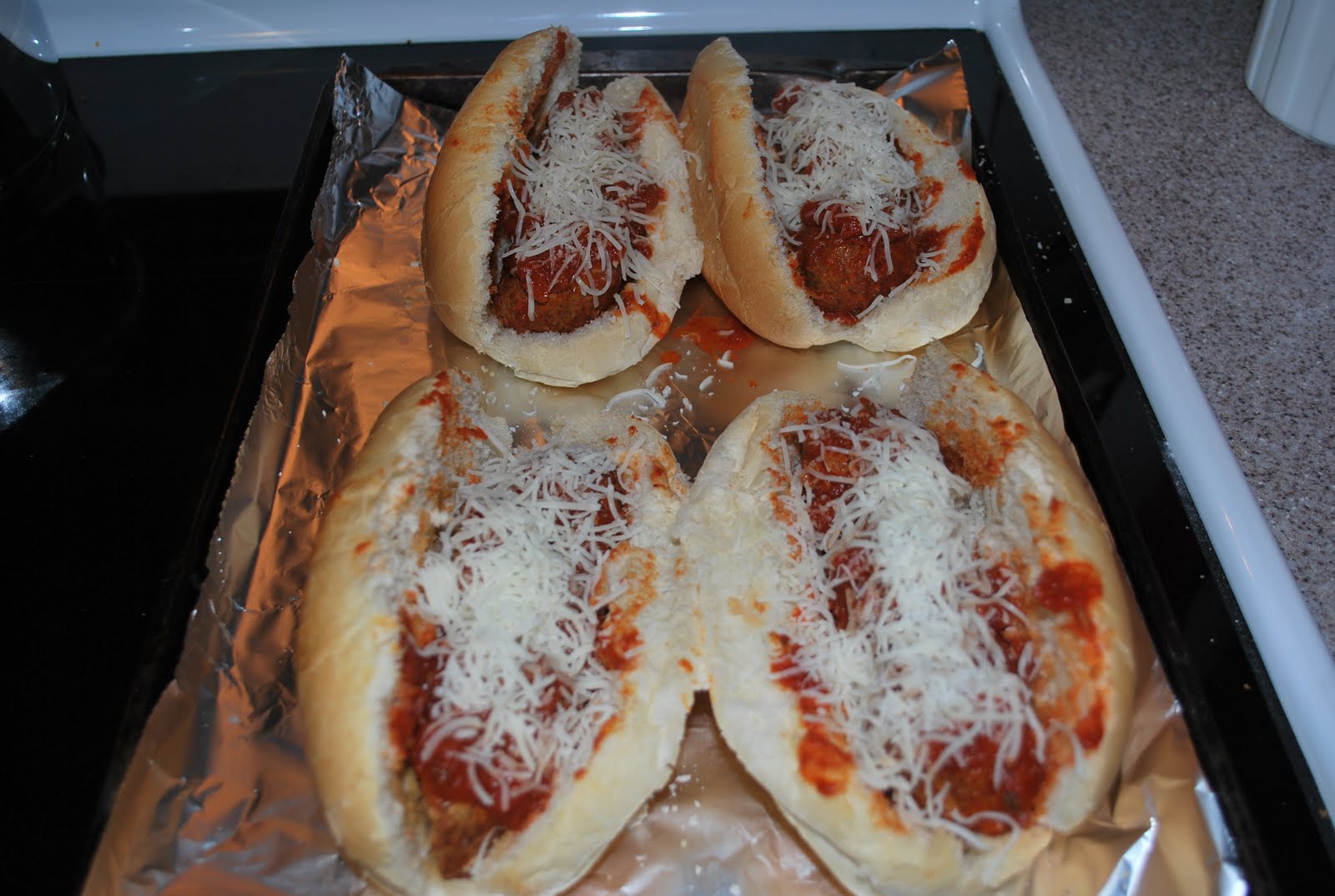 Miss Jen's Kitchen Adventures: Toasted Turkey Meatball Subs