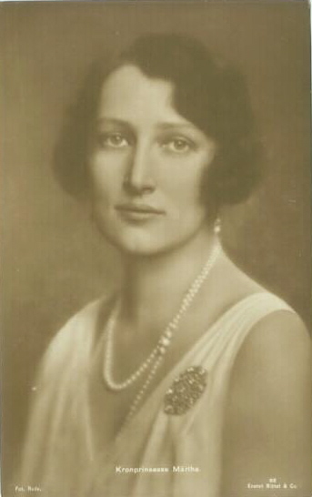 Maria's Royal Collection: Princess Martha of Sweden, Crown Princess of ...