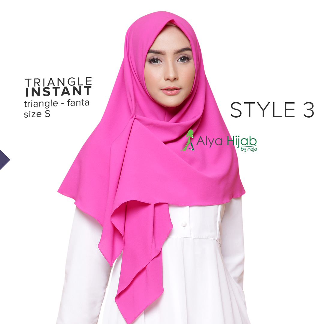 Jilbab Instant Segitiga, Hijab Instan yang bisa dikreasikan Lebih dari ...