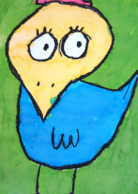 Blackas Bloggers: James Rizzi-Inspired Birds