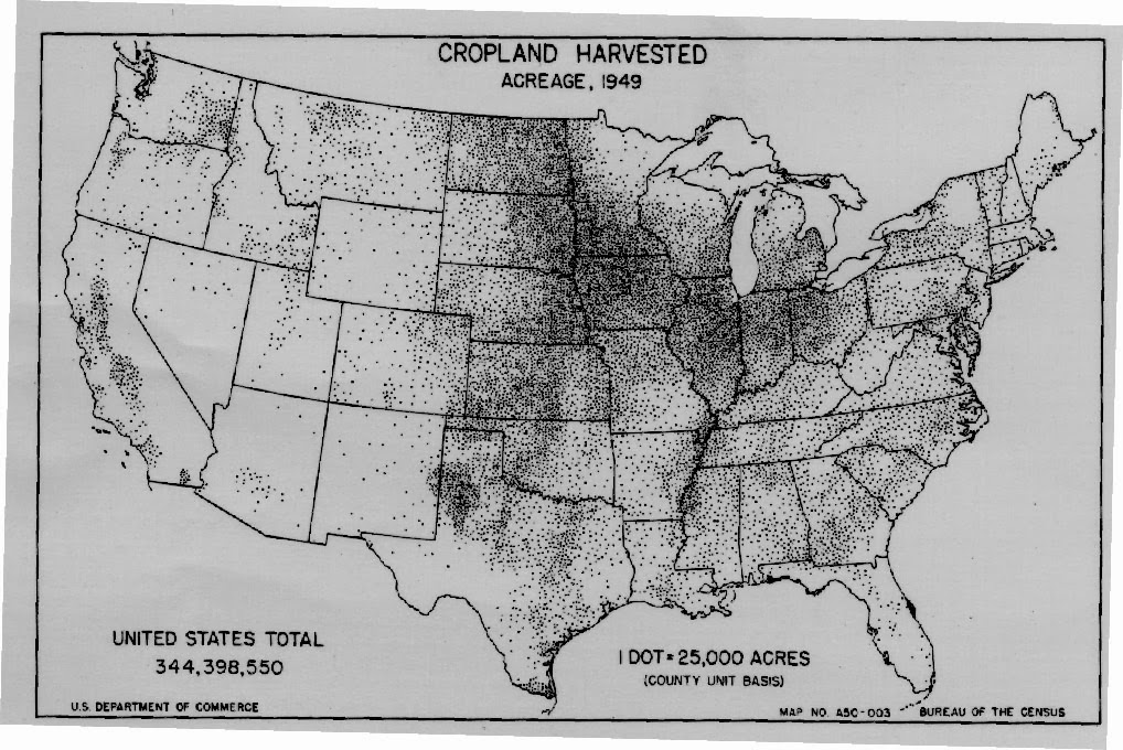 Digital Cartography Example Of A Dot Density Map Digital Cartography Example Of A Dot Density Map