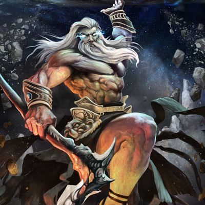 Cronus And Zeus Battle