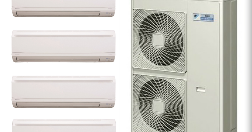 All New Mini Split Ductless HeatPump Systems: Daikin 8 Zone in ...