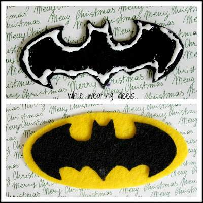 While Wearing Heels: Bat Signal Ornament