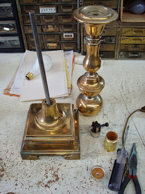 Lamp Parts and Repair | Lamp Doctor: Tighten Table Lamp Body