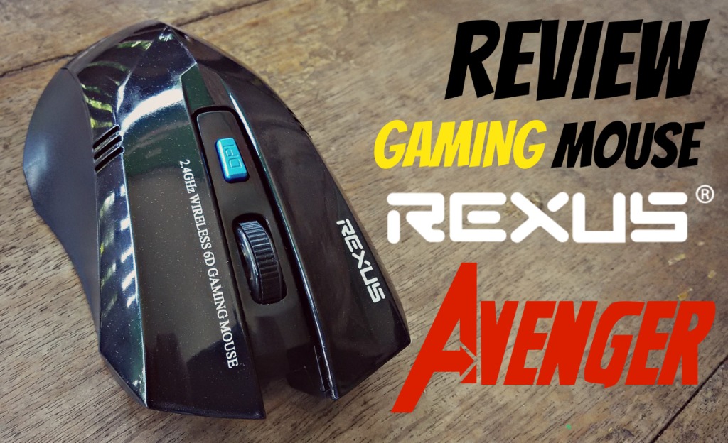 Review Mouse Gaming Wireless REXUS Avenger RX110 - Huzenify