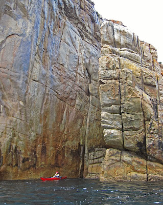 Kayaks across Bass Strait: Erith Island
