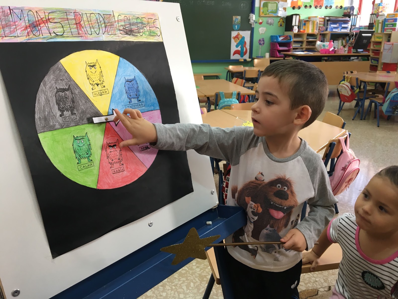 El Monstruo de Colores: Manuel y su ruleta de las emociones