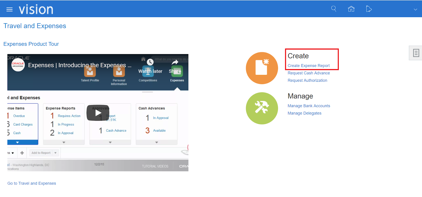The Oracle Prodigy Creating An Expense Report In Oracle Fusion The Oracle Prodigy Creating An Expense Report In Oracle Fusion