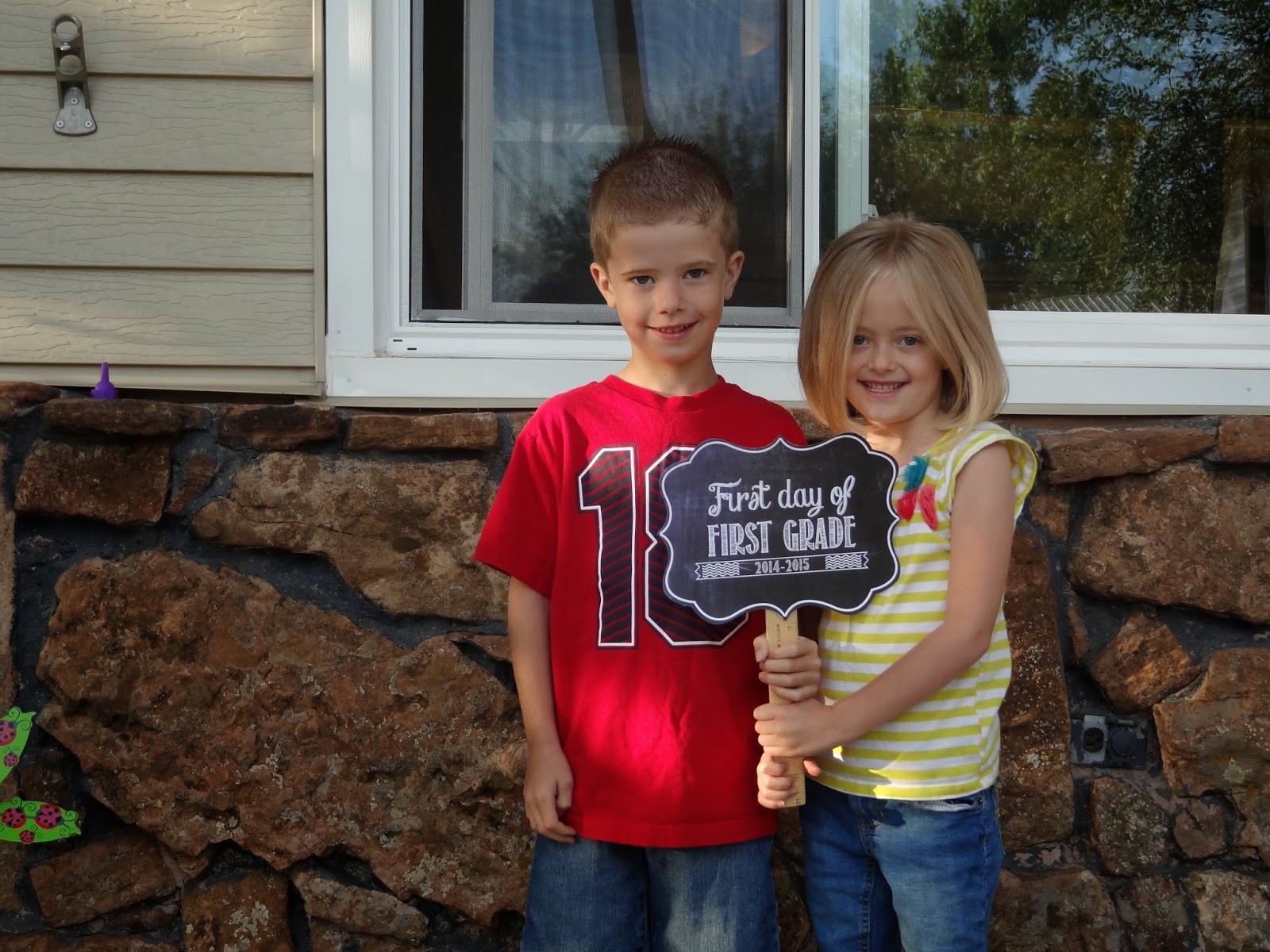 The Heward Family: Twins First Day of First Grade