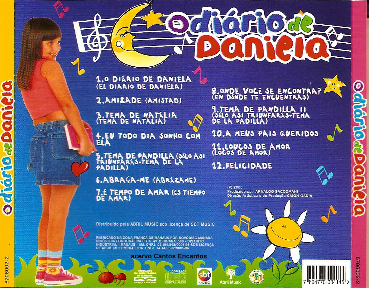 :: O diário de Daniela - Blog Oficial ::: Trilha Sonóra