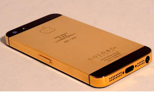 Apple released iphone 5 24-karat gold plated - ShoutBloger