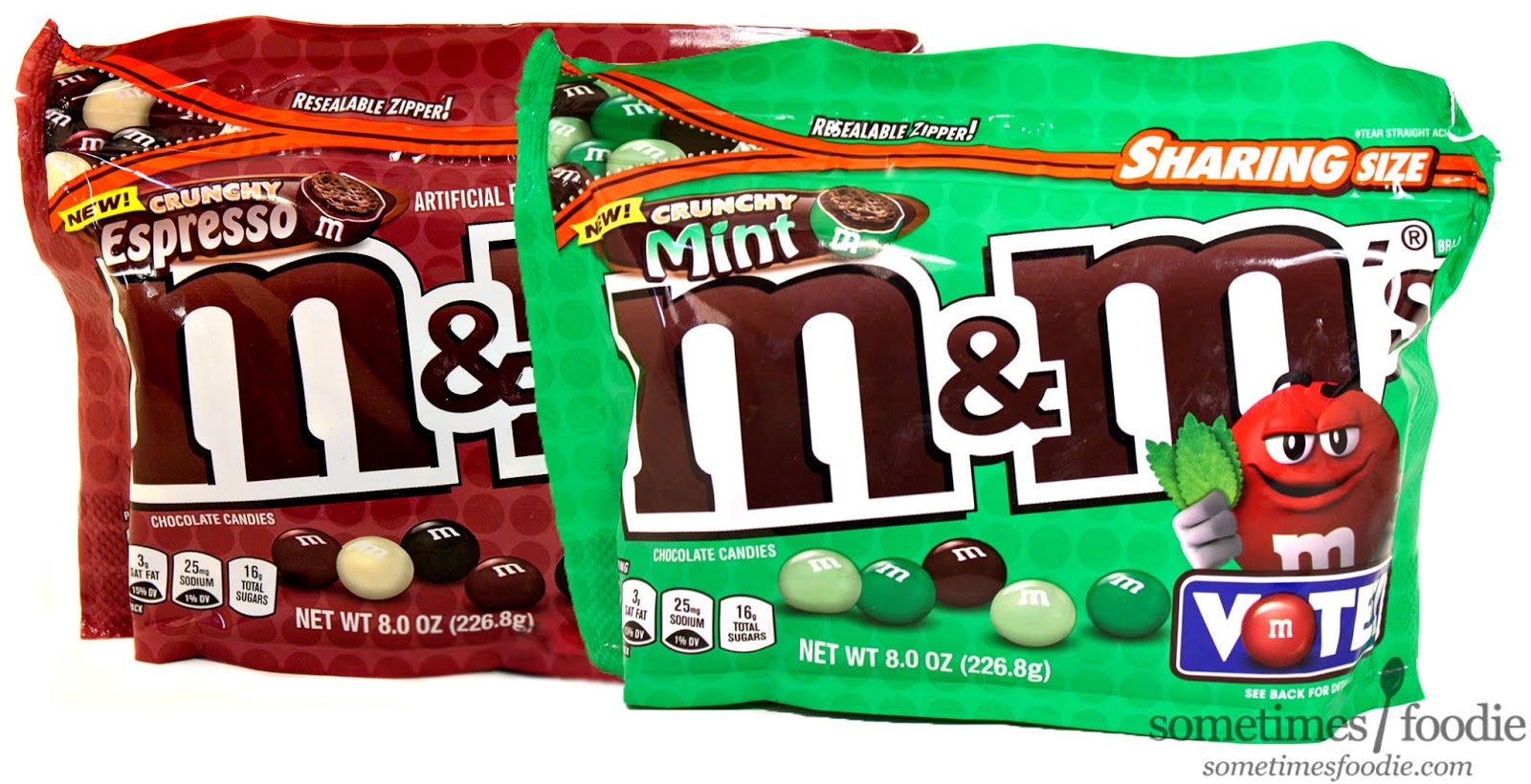 Sometimes Foodie: Espresso vs. Mint: Crunchy M&M Showdown? (Not Really ...