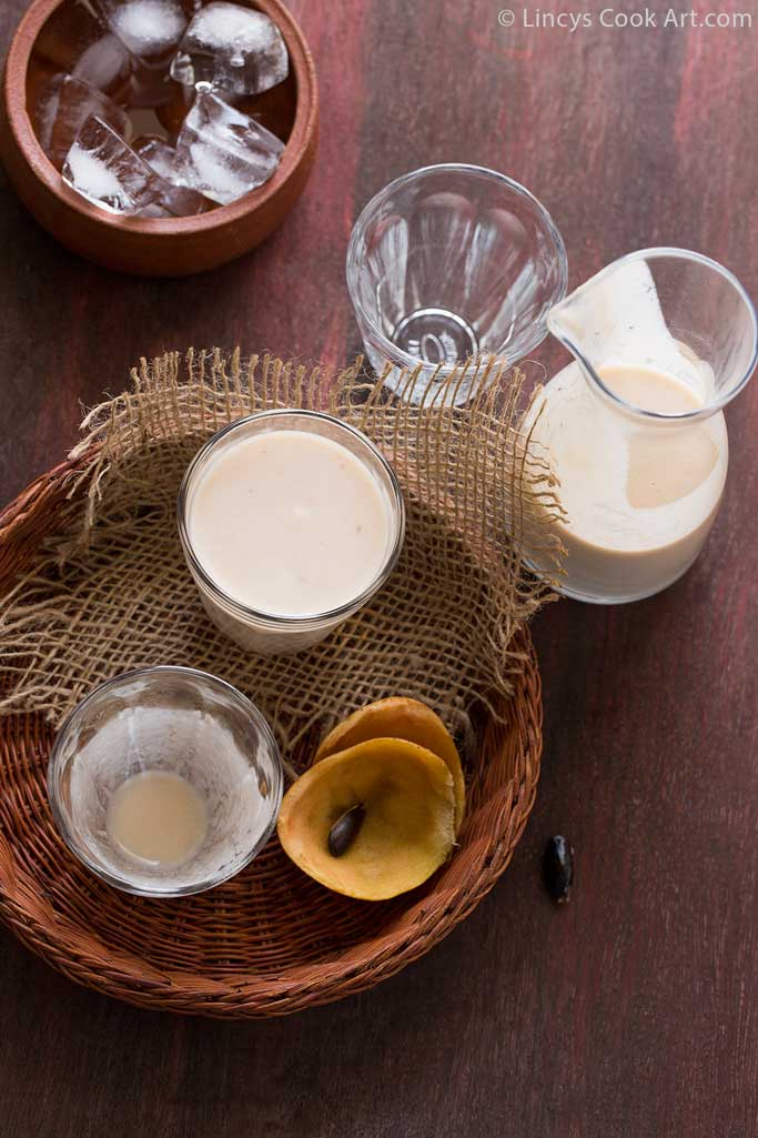 Sapota Milkshake| Chikoo Milkshake ~ Lincy's Cook Art