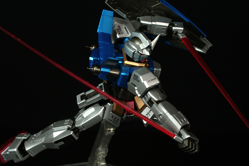 GUNDAM GUY: MG 1/100 Gundam AGE-1 Normal - Metallic Color Painted Build