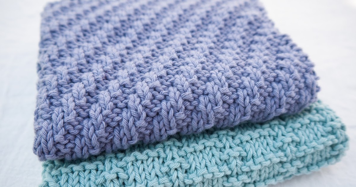 tempo.dk: To strikkeopskrifter på karklude i tykt bomuldsgarn