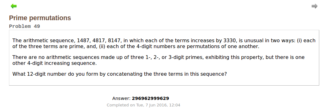 Problem 49 Project Euler Solution With Python