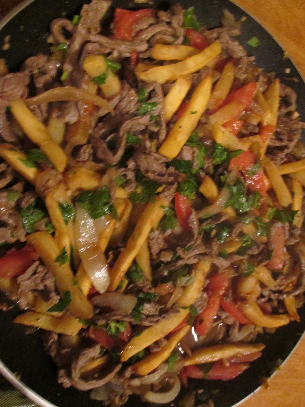 ThisIsWhyKtcIsHot: Lomo Saltado, Peruvian Beef Stir Fry