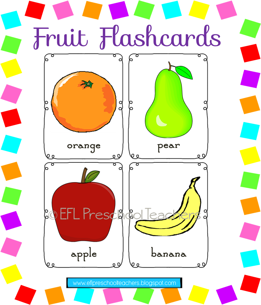 ESL/EFL Preschool Teachers: Fruit Theme for the Preschool ELL