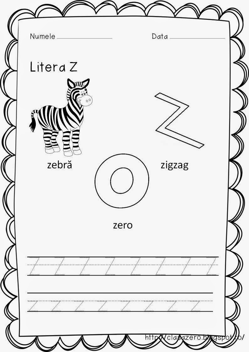 Clasa pregatitoare: Fise litere