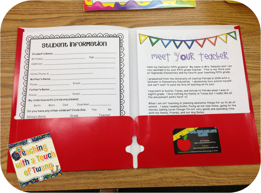 Teaching with a Touch of Twang: Open House!